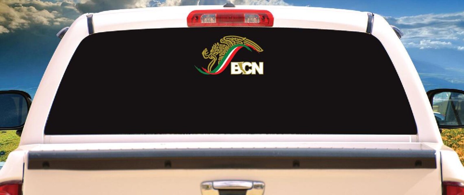 Mexico Eagle Baja California Norte Sticker | Car Window Vinyl Sticker ...