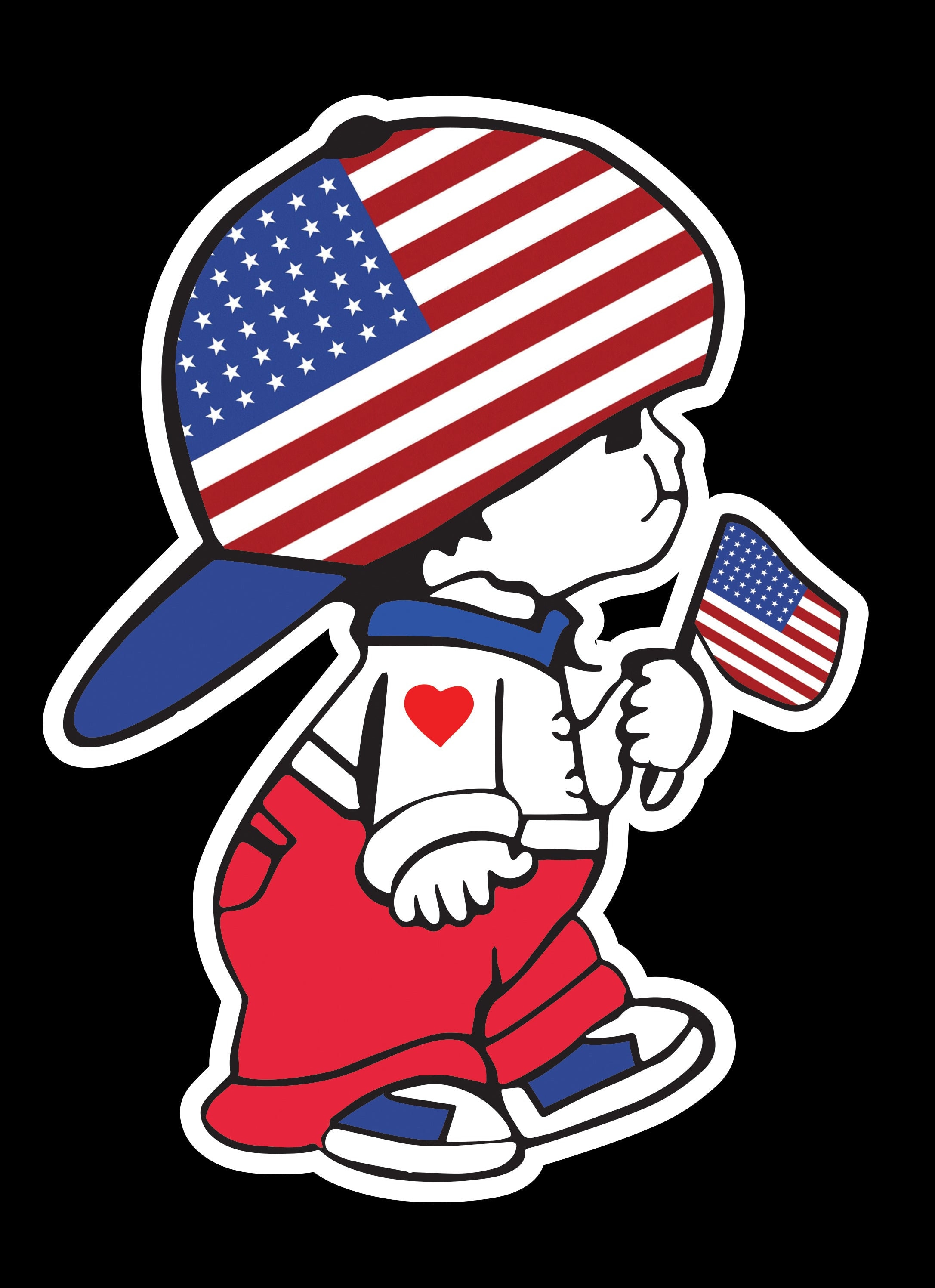USA Boy Decal USA Flag Decal Car Window Vinyl Sticker American - Etsy