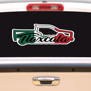 Tlaxcala Decal Troka Silhouette Letters Decal Car Window Laptop Map ...