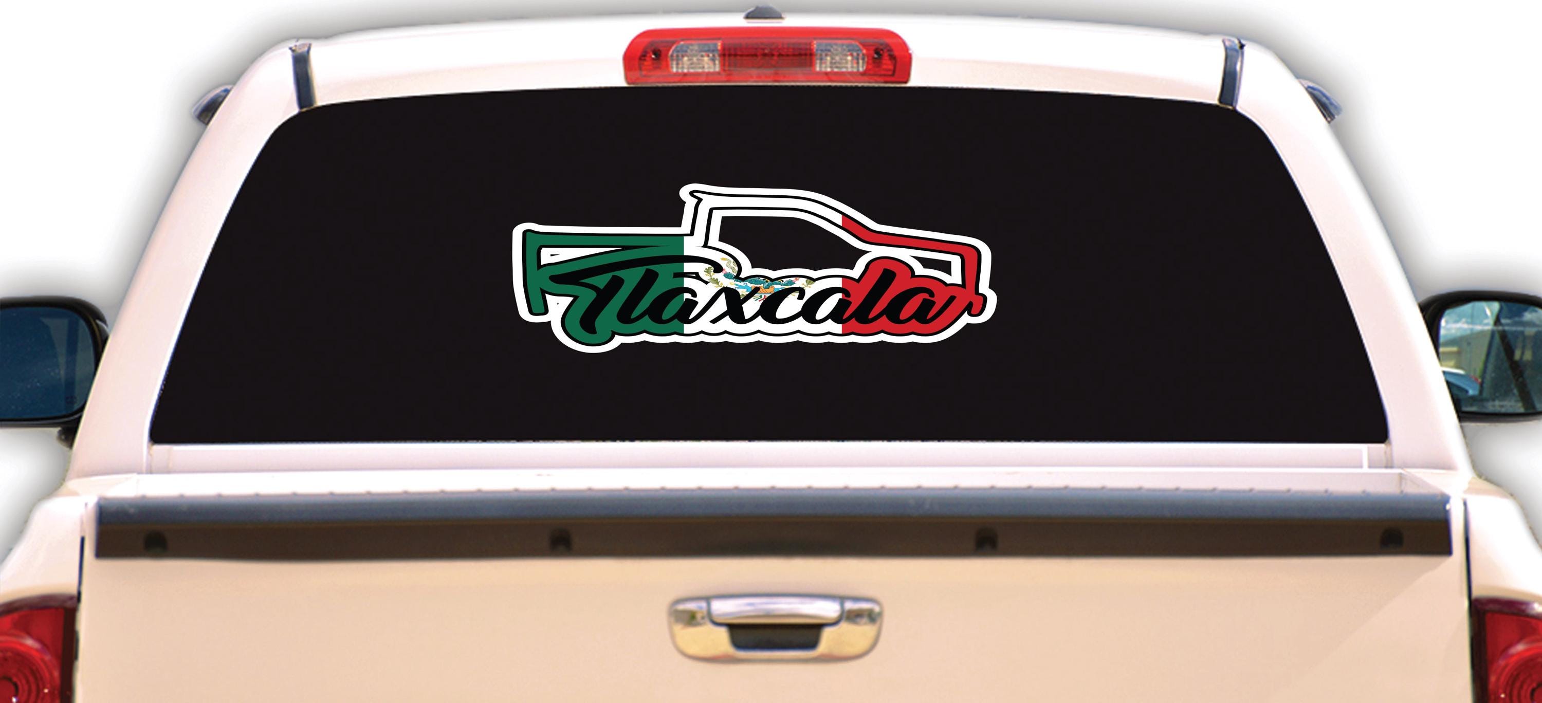 Tlaxcala Decal Troka Silhouette Letters Decal Car Window Laptop Map ...