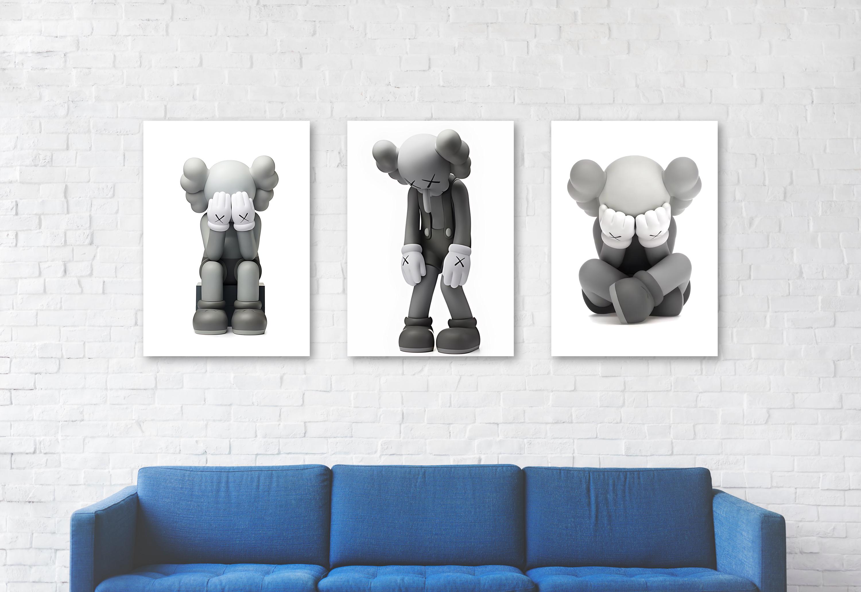 Kaws-inspired 3 Set of Poster Digital Download Hypebeast Wall Art ...