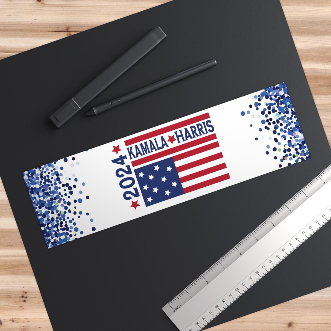GLITTER KAMALA 2024 Slogans Bumper Stickers - Etsy