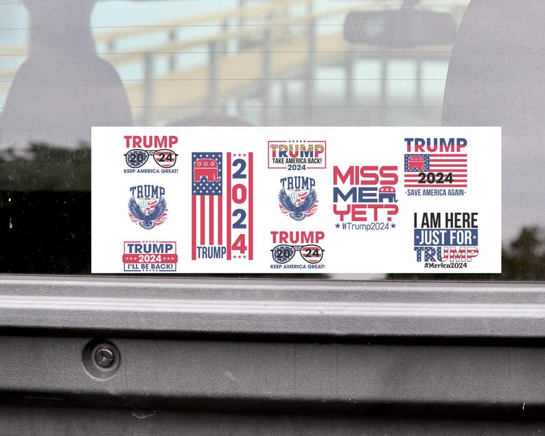 Trump 2024 Slogans Bumper Stickers - Etsy