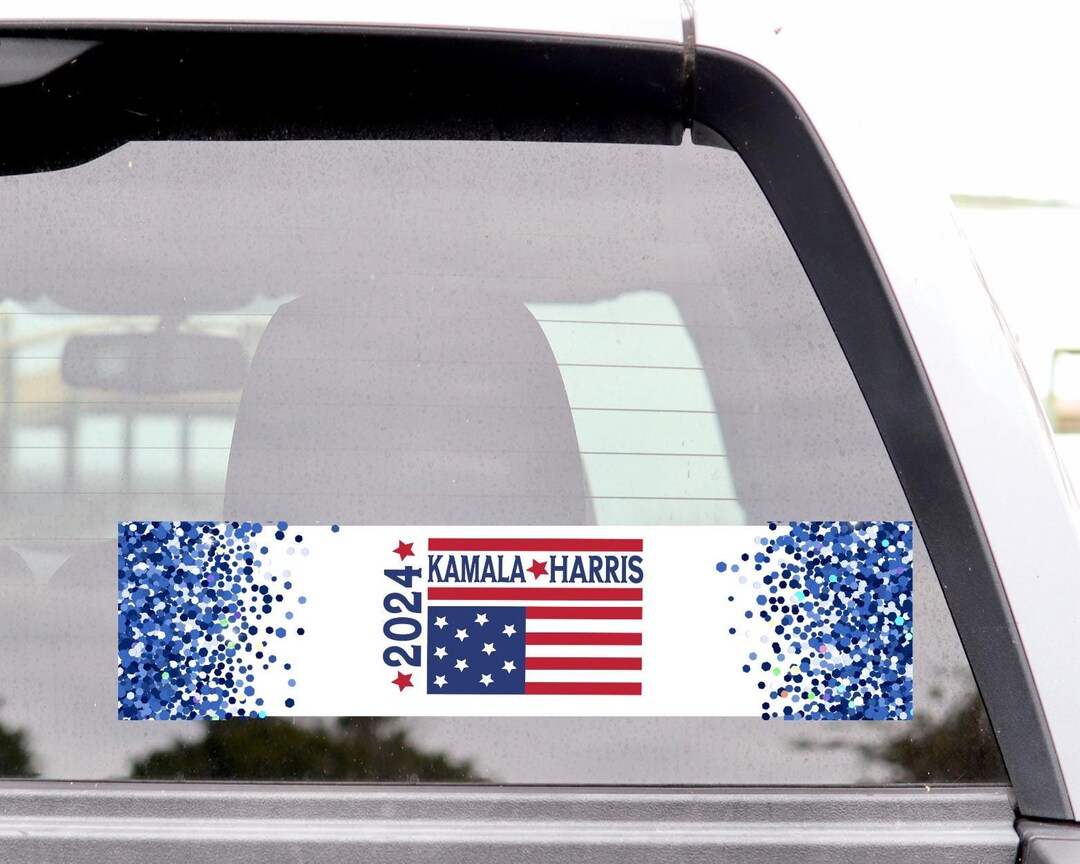 GLITTER KAMALA 2024 Slogans Bumper Stickers - Etsy