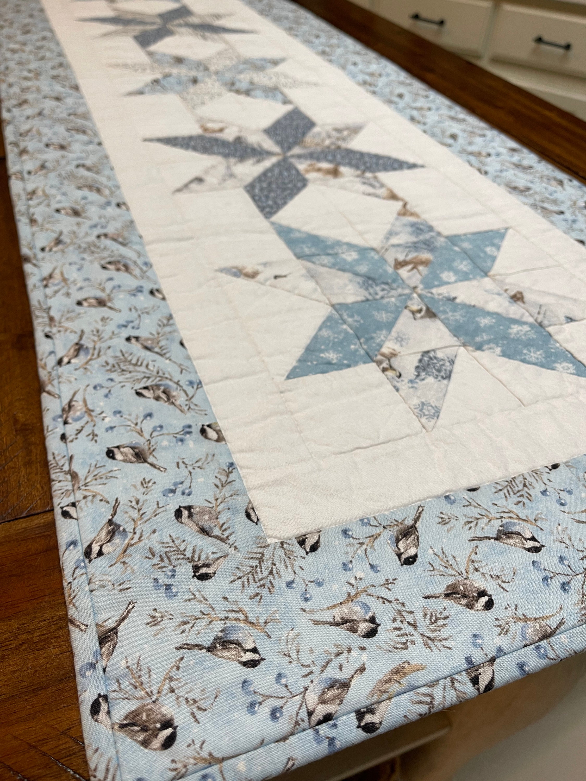 Hand Quilted Table Runner - Etsy