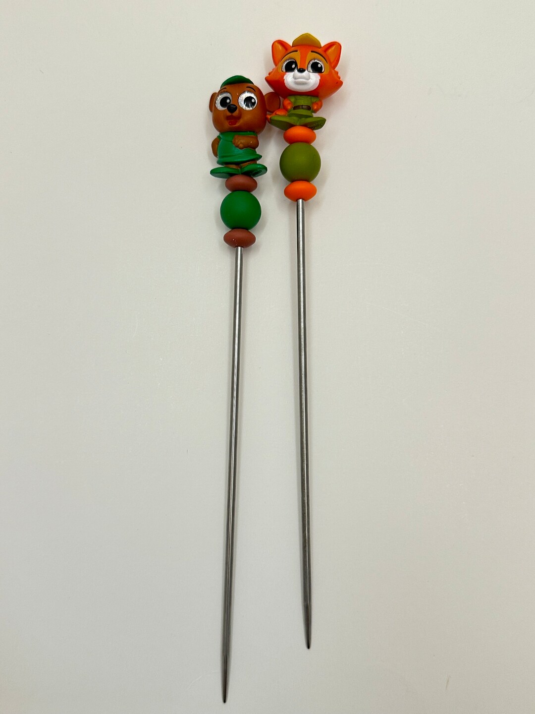 Fox and Bear Custom Sewing Stick Set - Etsy