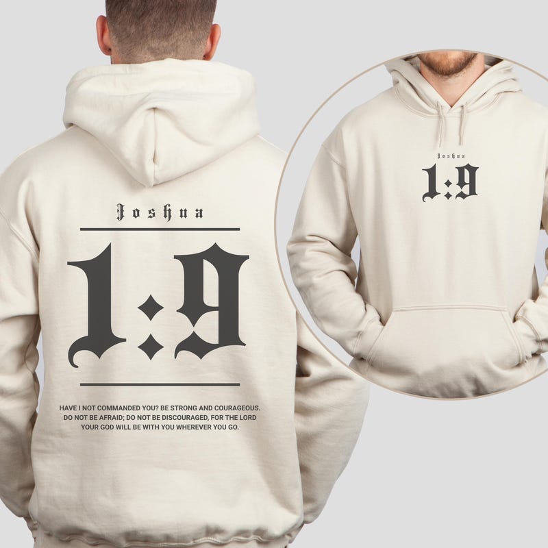 Joshua 1:9 Gift Hoodie - 60+ Gift Ideas for 2026