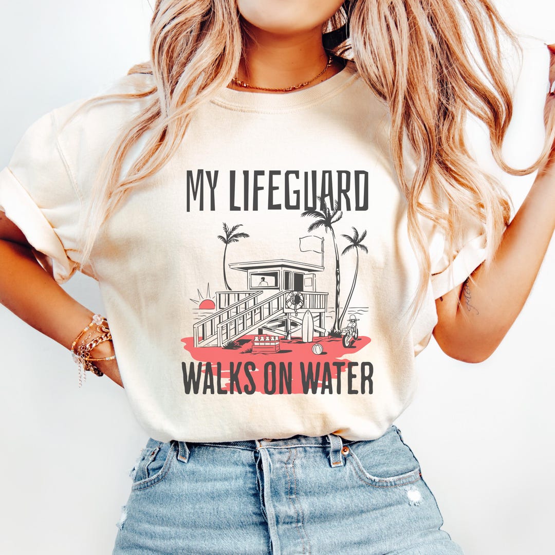 My Lifeguard Walks on Water Shirt Spiritual Sweatshirt Faith Based ...