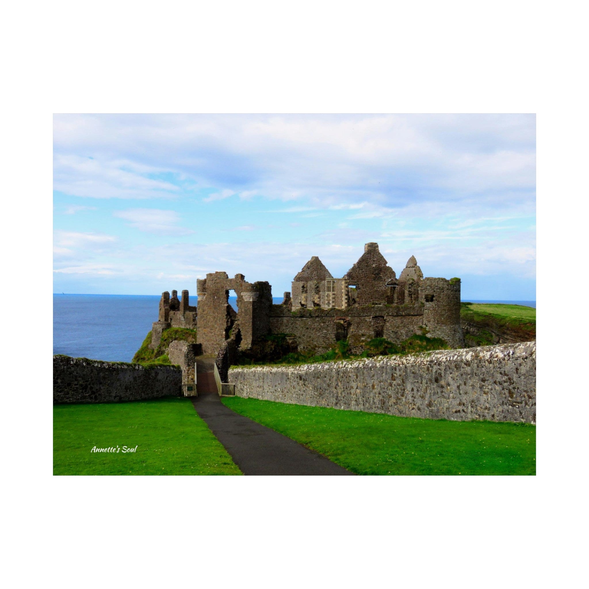 Dunluce Castle, Northern Ireland Matte Poster - Etsy