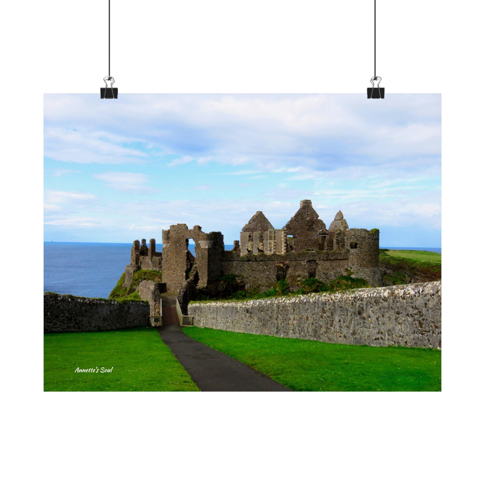 Dunluce Castle, Northern Ireland Matte Poster - Etsy