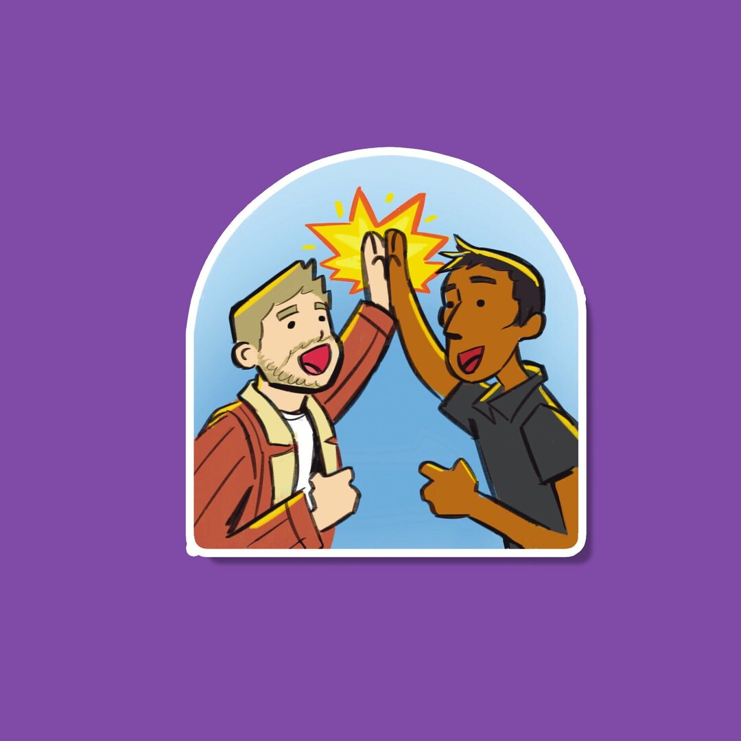 S&co: High Five Sticker - Etsy