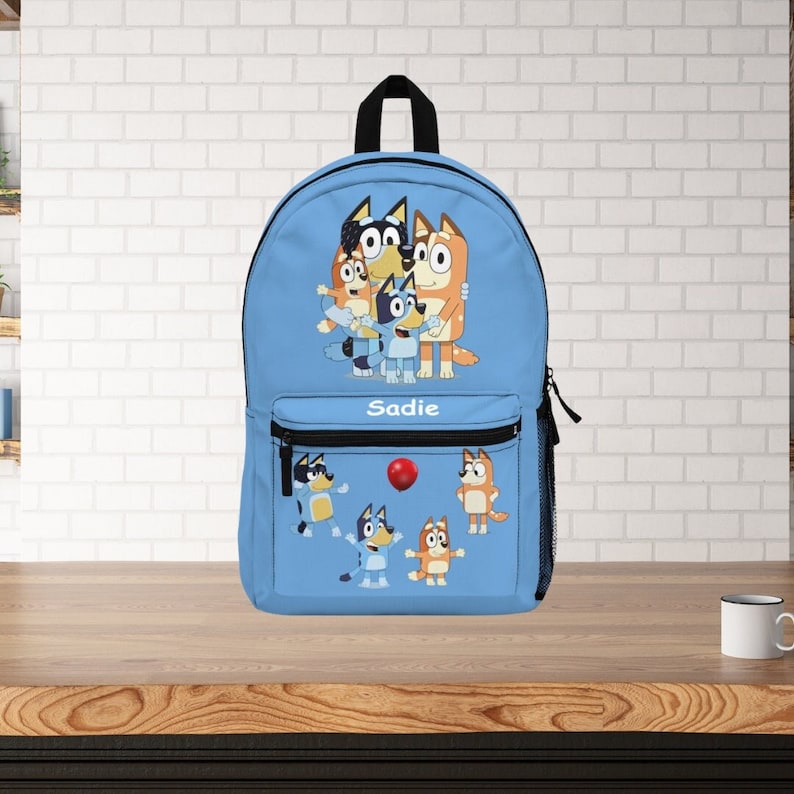 Bluey & Bingo Backpack for Kids: Back to School Bag, Cute and Durable ...
