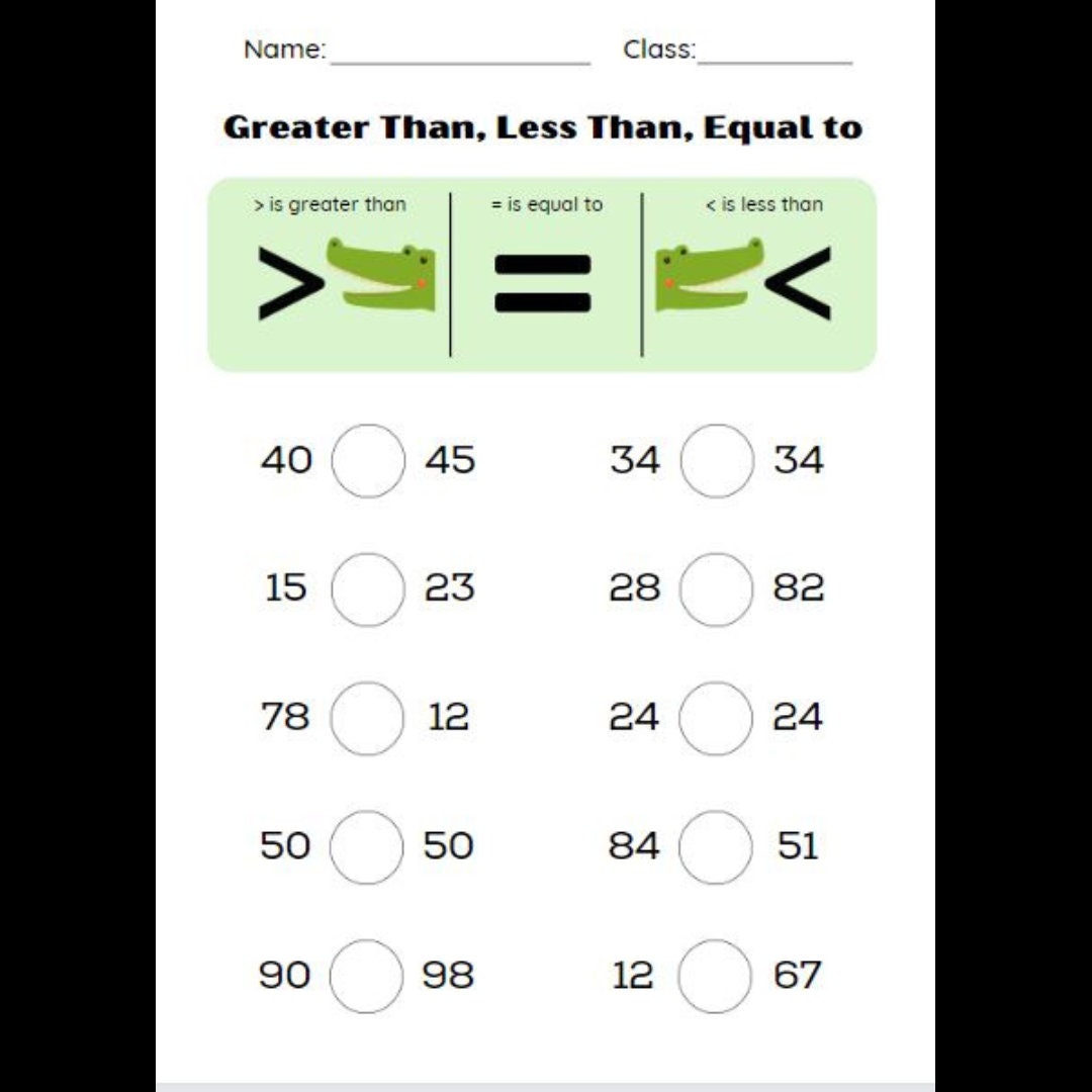 Kids Printable Math Worksheets, 1st and 2nd Grade Printable Worksheets ...