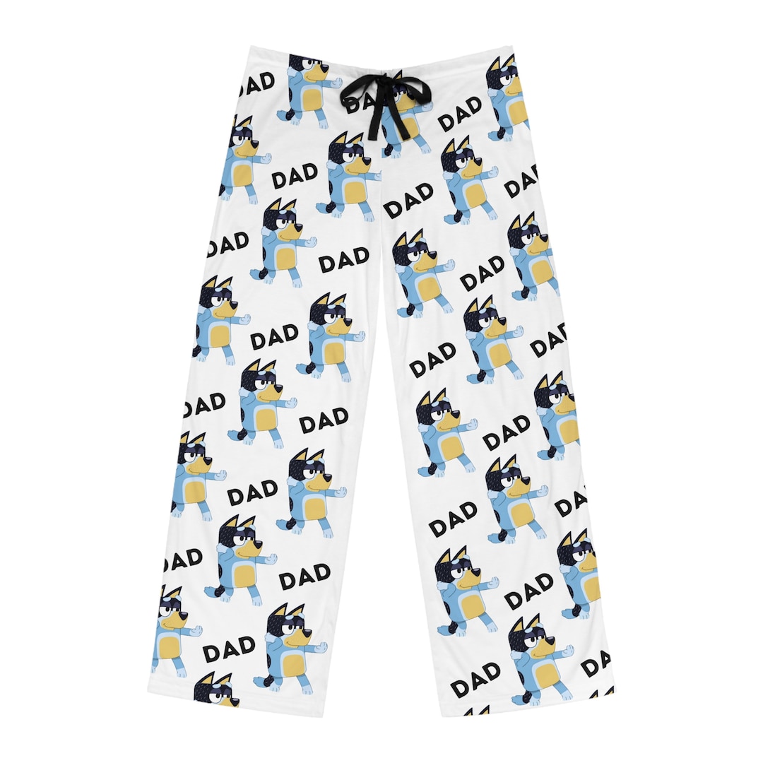 Men's Bluey Pajama Pants , Bandit Pajamas for Dads, Bluey Dad Pj's ...