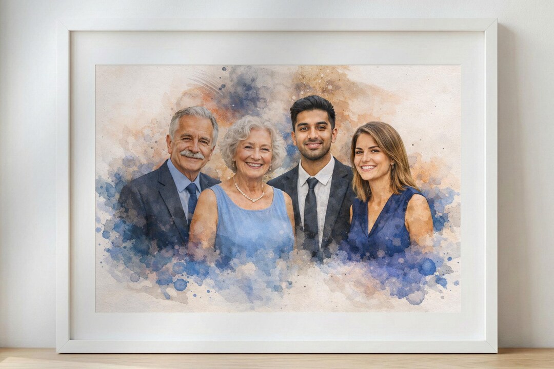 Custom Memorial Photo Merge, Add Loved One to Picture, Realistic ...
