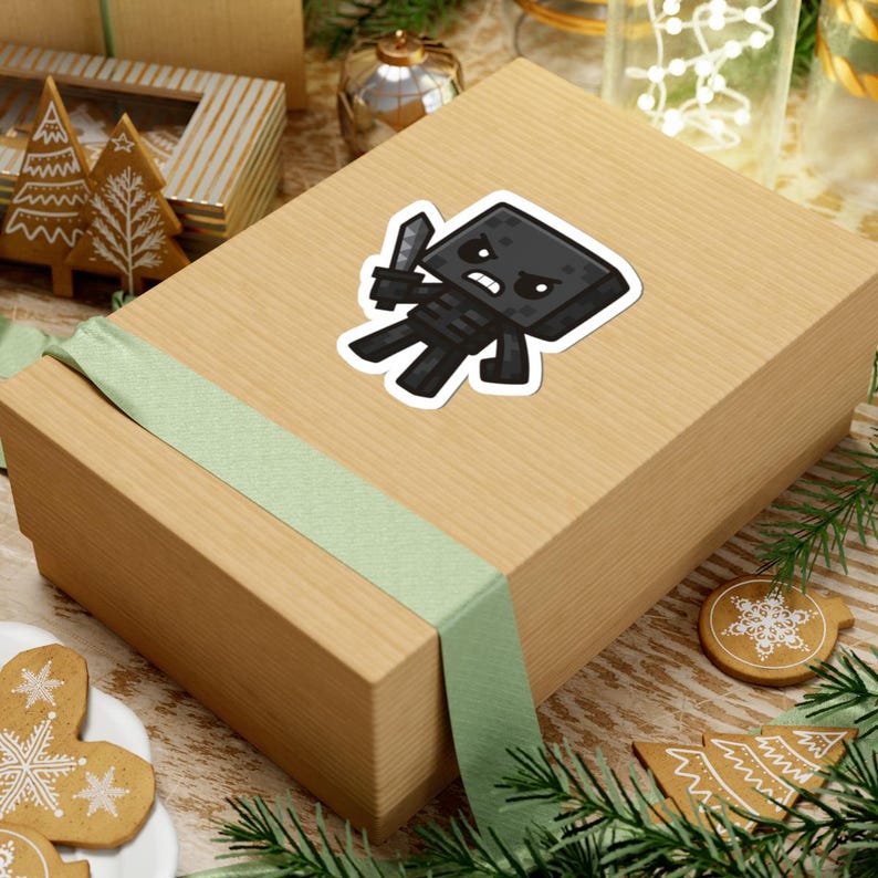 Pegatina de Enderman / Minecraft / Pegatina / Nether mob / Pegatinas kawaii / - Etsy España