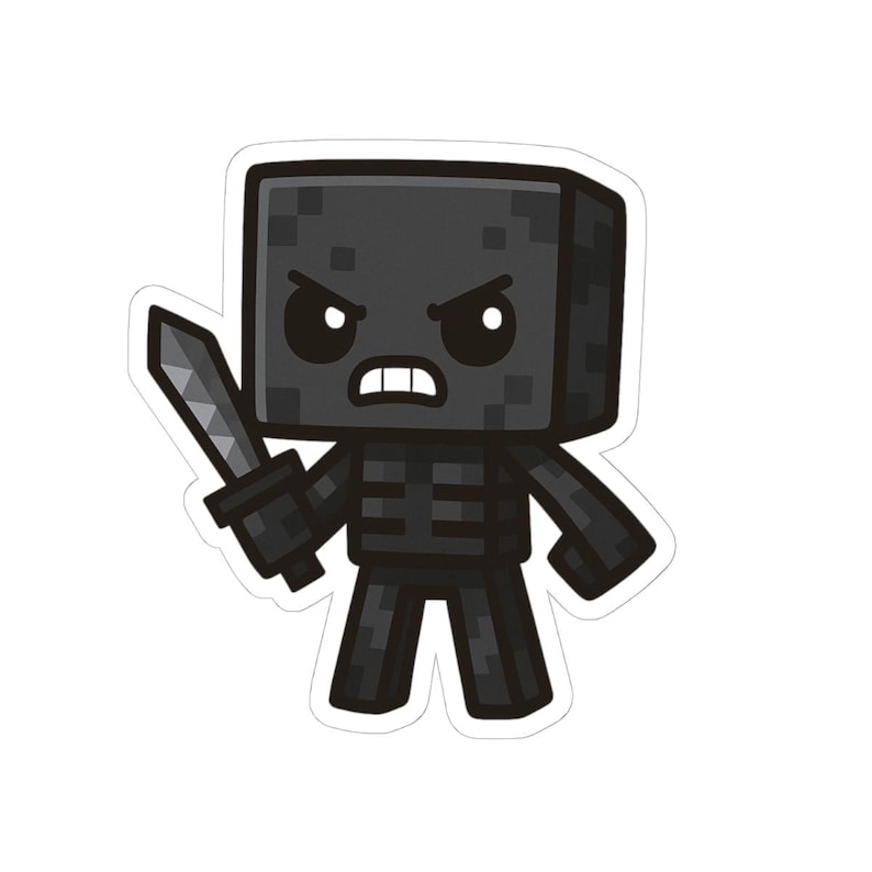 Pegatina de Enderman / Minecraft / Pegatina / Nether mob / Pegatinas kawaii / - Etsy España