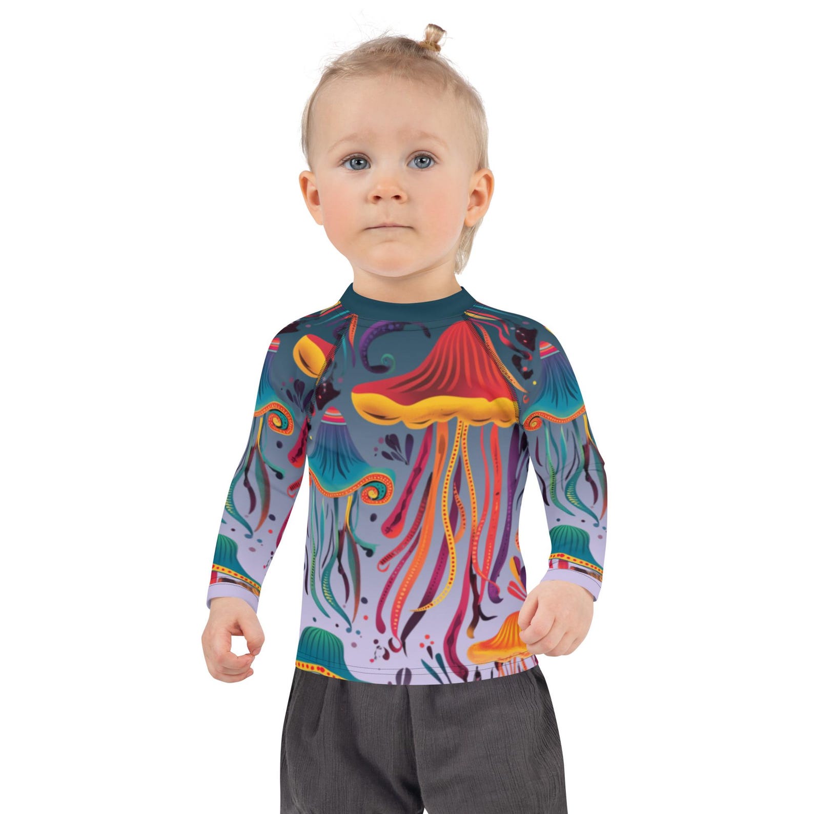 Kids Jellyfish Design Rash Guard! Jellyfish Children Rash Guard ...