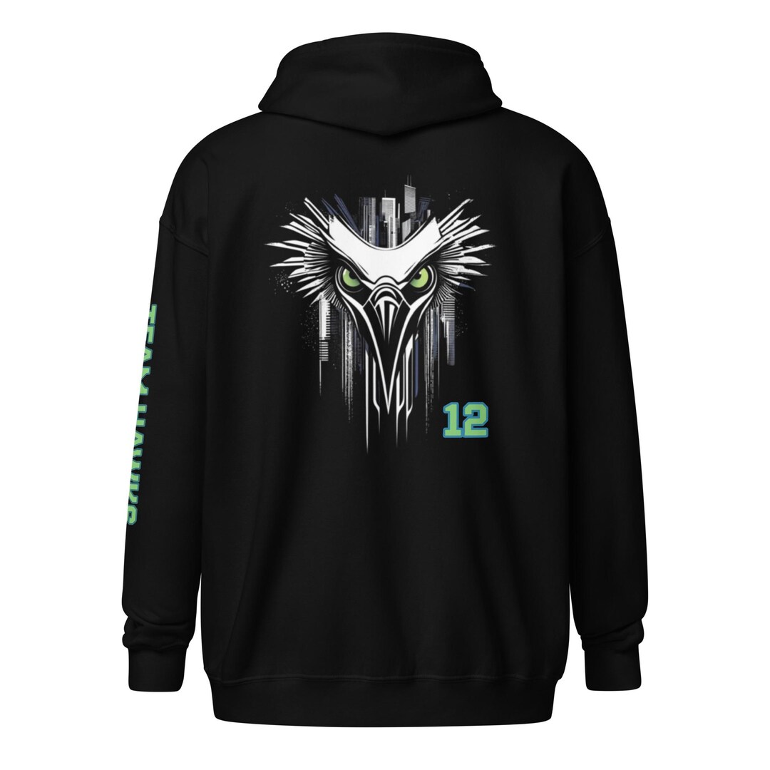 SEATTLE SEAHAWKS FAN Unisex Heavy Blend Zip Hoodie Unique Hoodies, Cool ...