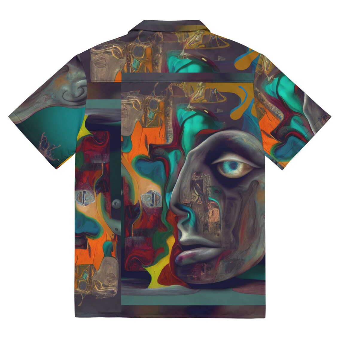 Button Shirt Picasso Design Modern Art Design Tropical Shirts Dress ...