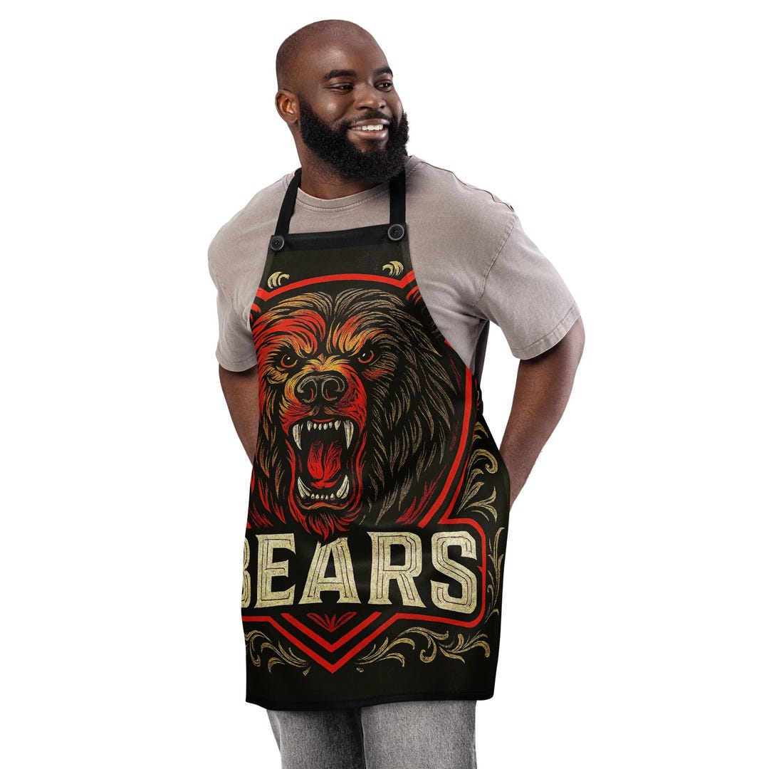 Apron Chicago Inspired Football . Game Day Outfit, Sports Fan Gift ...