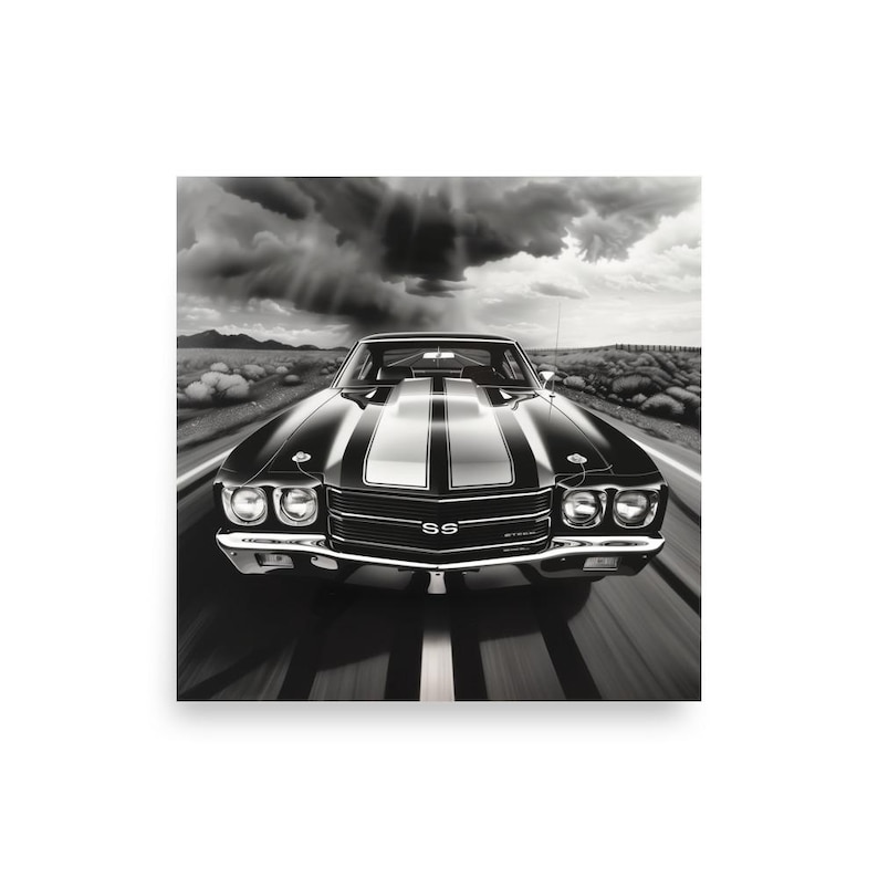 Poster 1970 CHEVELLE SS - Etsy Canada