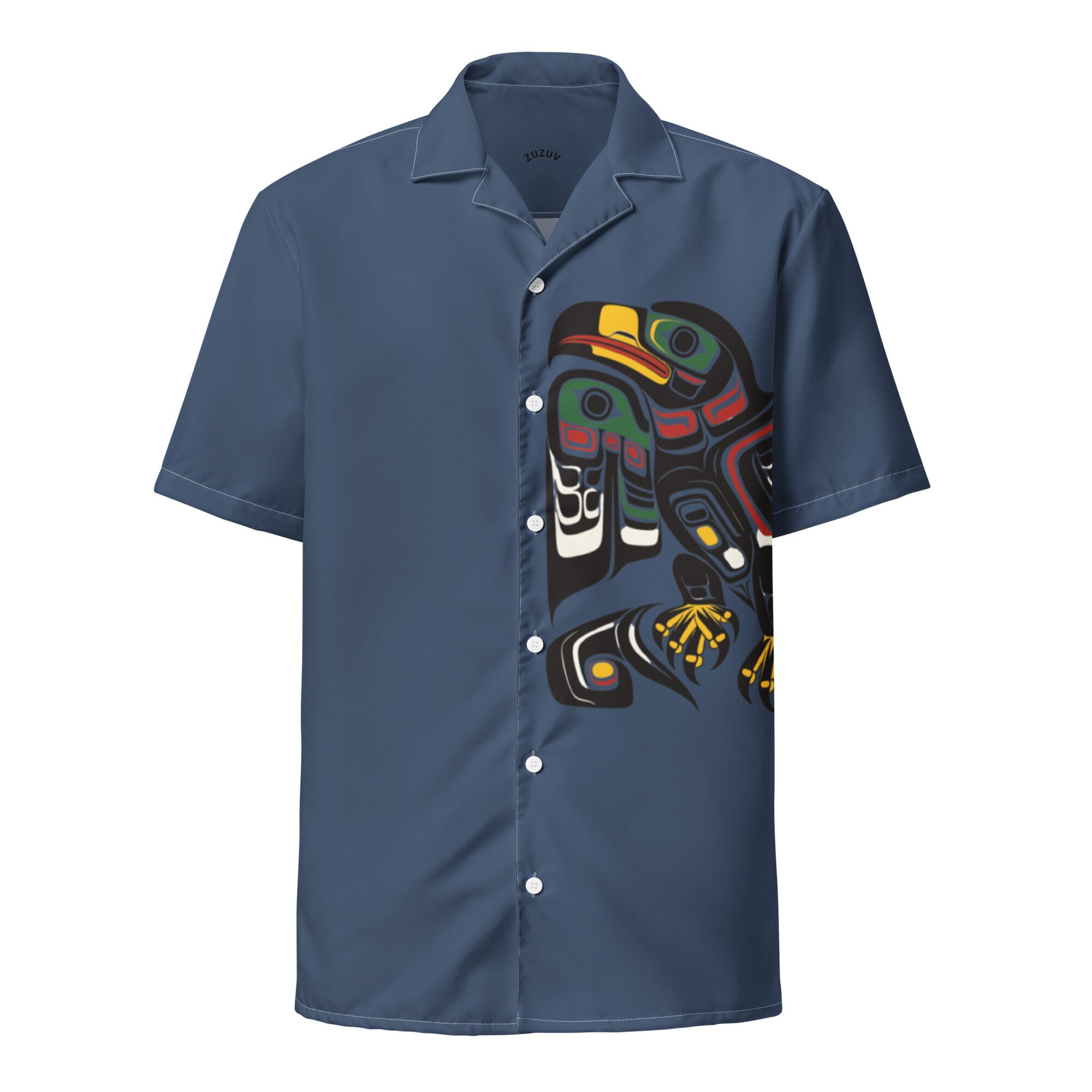 Button Shirt First Nations Design Eagle - Etsy Canada