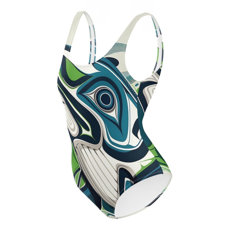 One-piece Swimsuit Canuck Colors Native Art - Etsy Canada