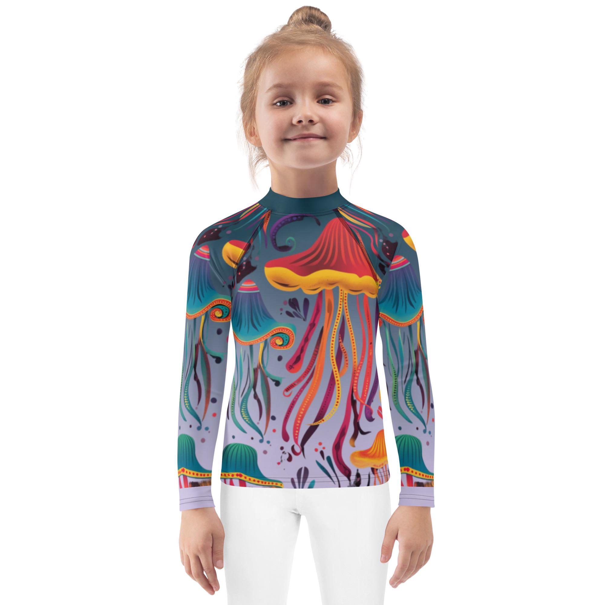 Kids Jellyfish Design Rash Guard! Jellyfish Children Rash Guard ...