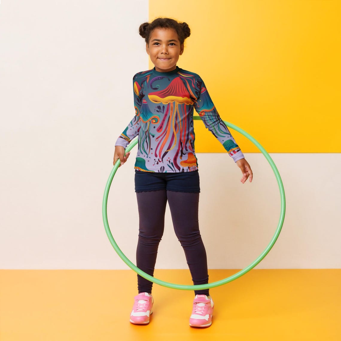 Kids Jellyfish Design Rash Guard! Jellyfish Children Rash Guard ...