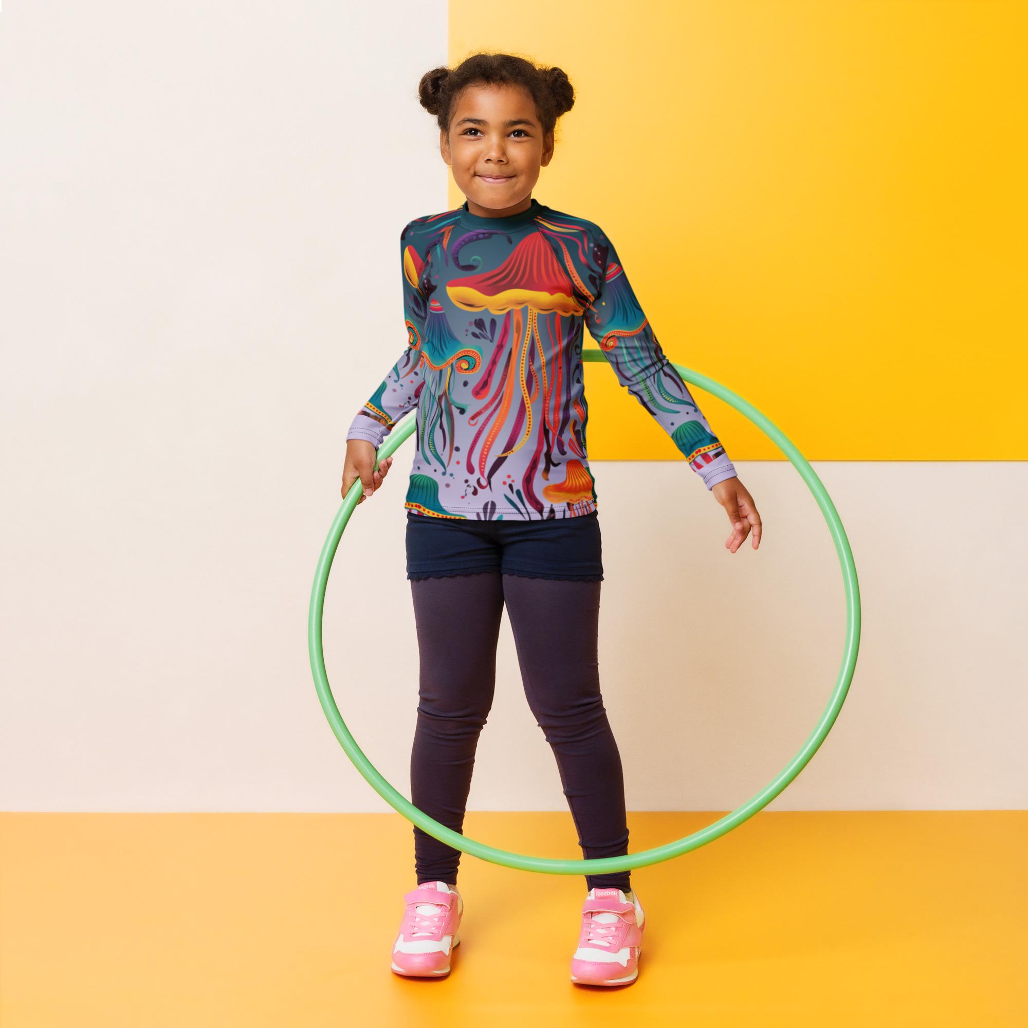 Kids Jellyfish Design Rash Guard! Jellyfish Children Rash Guard ...