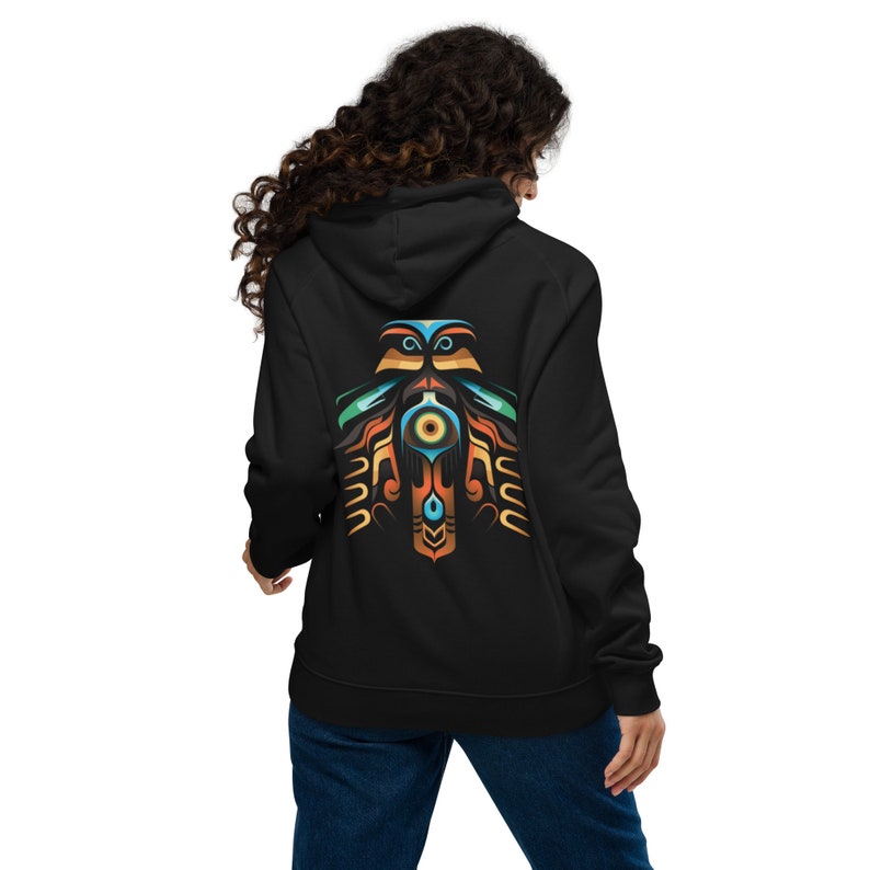 The Owl zip Hoodie, Native Art Design, Native Art, Owl ,northwest Coast ...