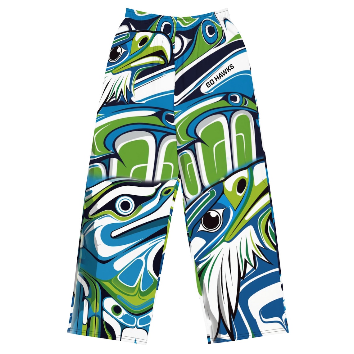 Seattle Seahawks Game Day Loungers Wide-leg Pants Great Dinner Apparel ...