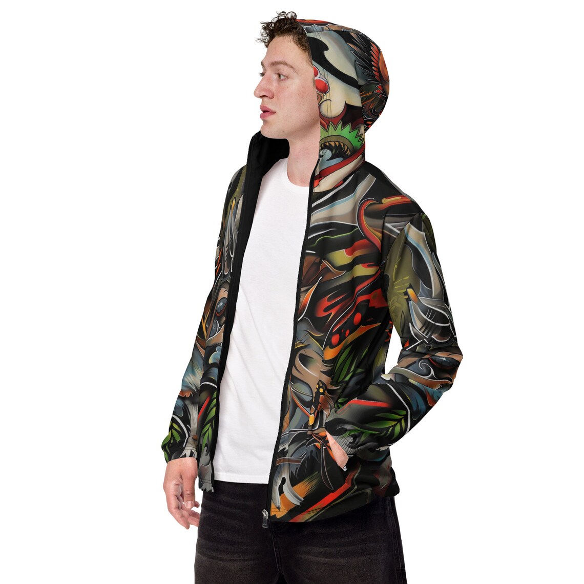 Men’s Windbreaker HUNTERS Tattoo Design - Etsy Canada