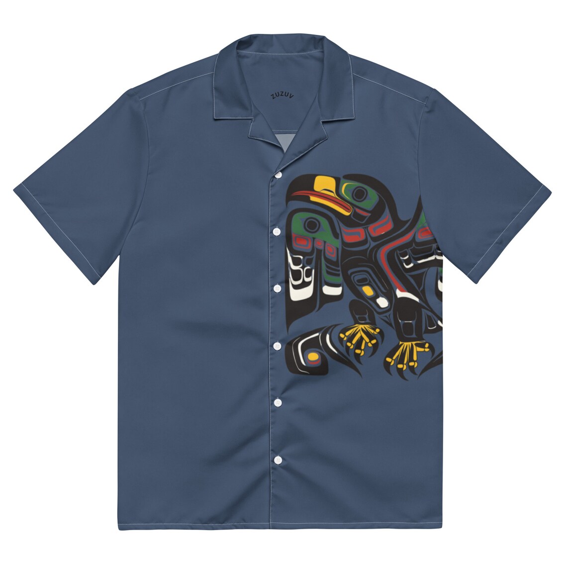 Button Shirt First Nations Design Eagle - Etsy Canada