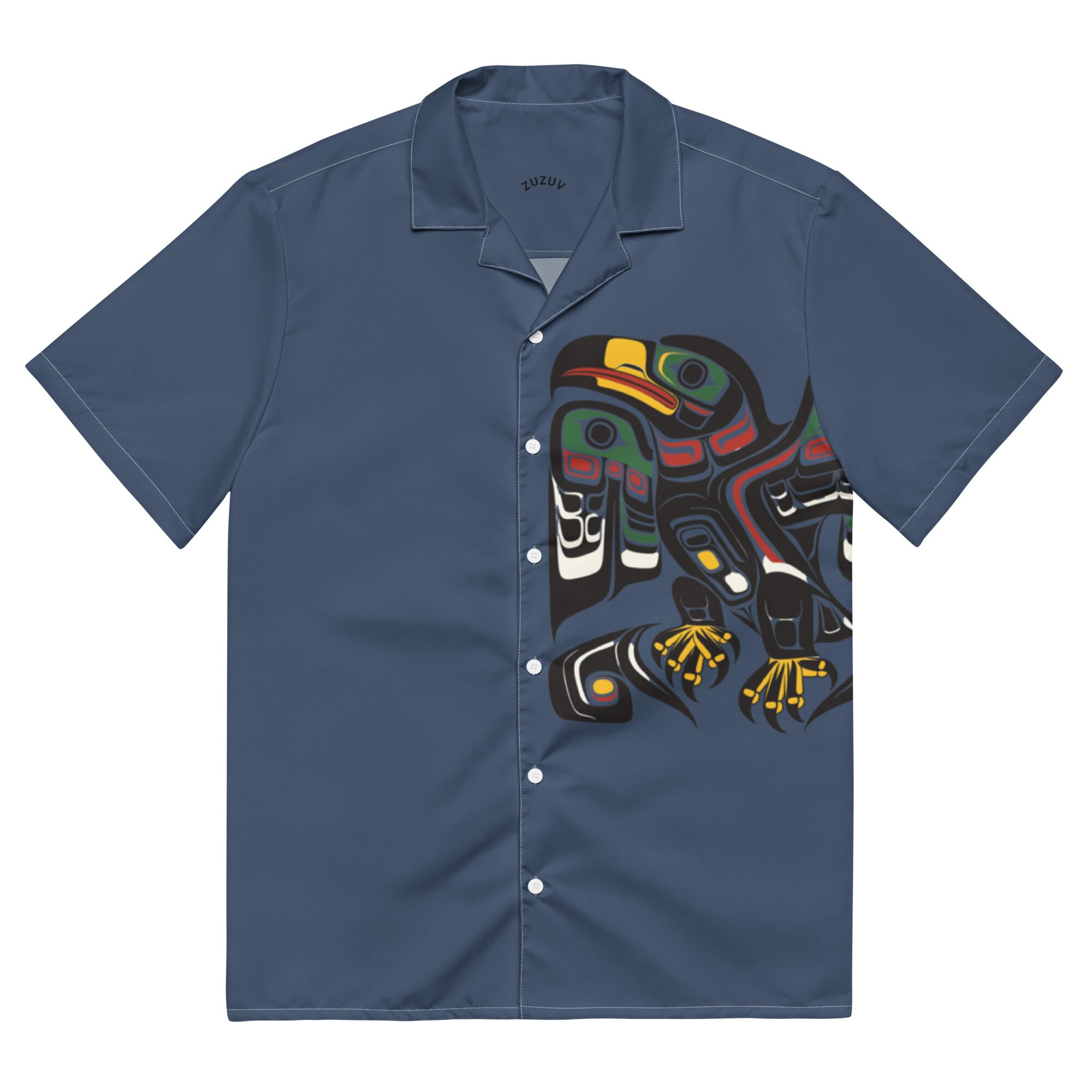 Button Shirt First Nations Design Eagle - Etsy Canada