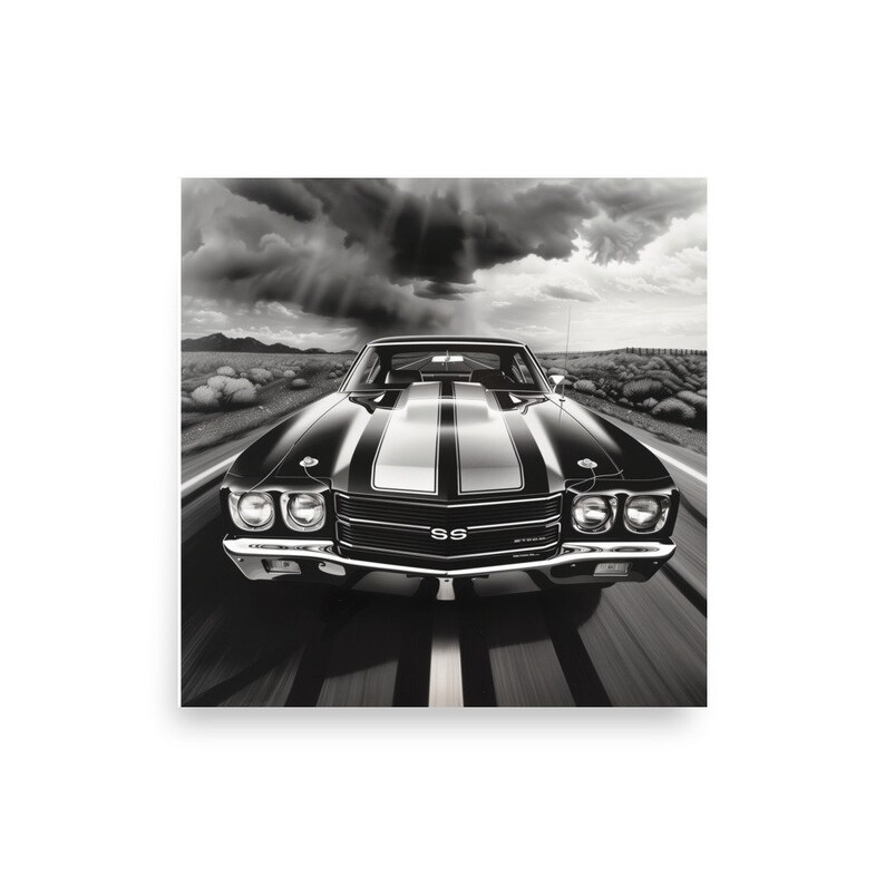 Poster 1970 CHEVELLE SS - Etsy Canada