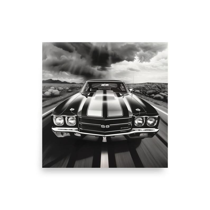Poster 1970 CHEVELLE SS - Etsy Canada