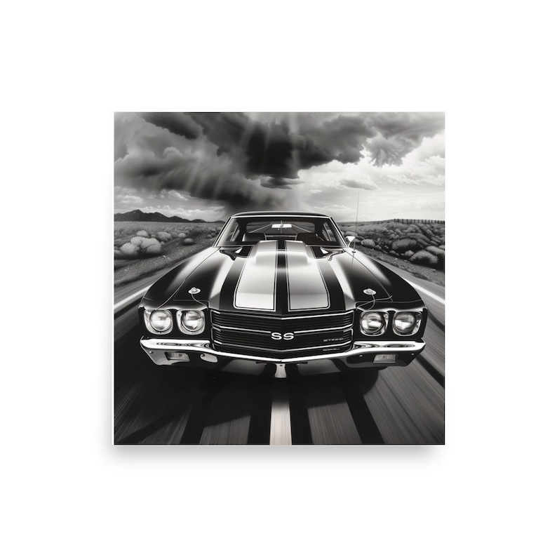 Poster 1970 CHEVELLE SS - Etsy Canada
