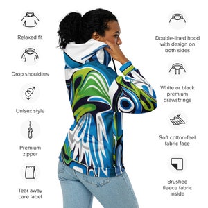 Zip Hoodie , Seattle Seahawks ,native Art , Sportswear , - Etsy