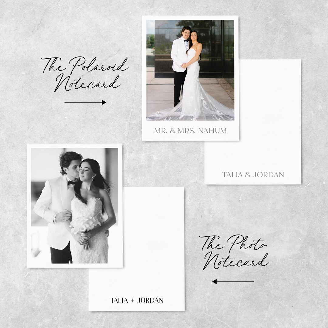 DIGITAL ONLY Double Sided Photo Notecard - Etsy