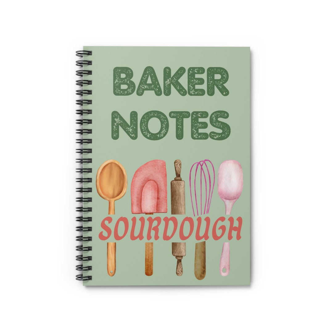 Sourdough Notebook, Baker Notebook, Notebook, Bread Notebook, Baker ...