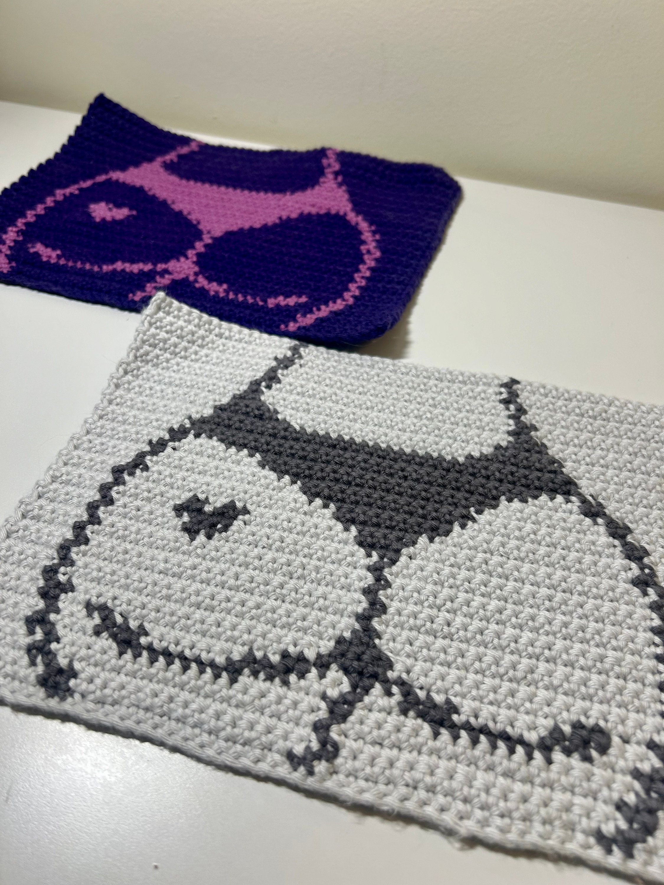 Booty Silhouette Crochet Tapestry / Wall Hanging PATTERN - Etsy