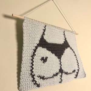 Booty Silhouette Crochet Tapestry / Wall Hanging PATTERN - Etsy UK