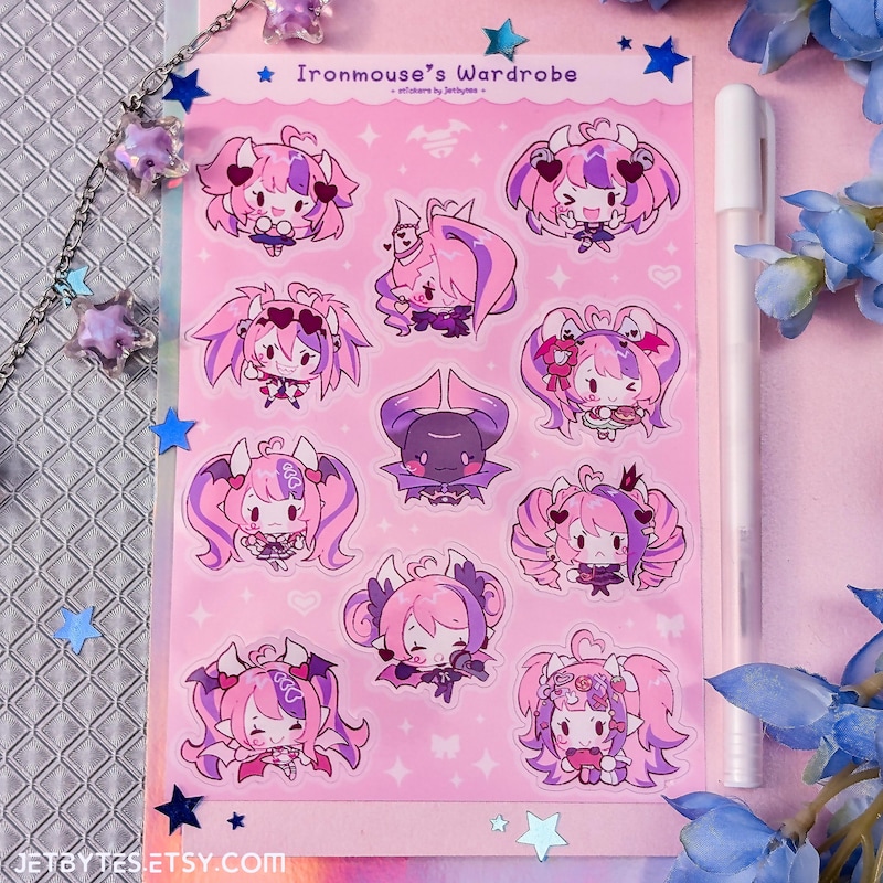 Hololive Chibi Stickers - Etsy UK