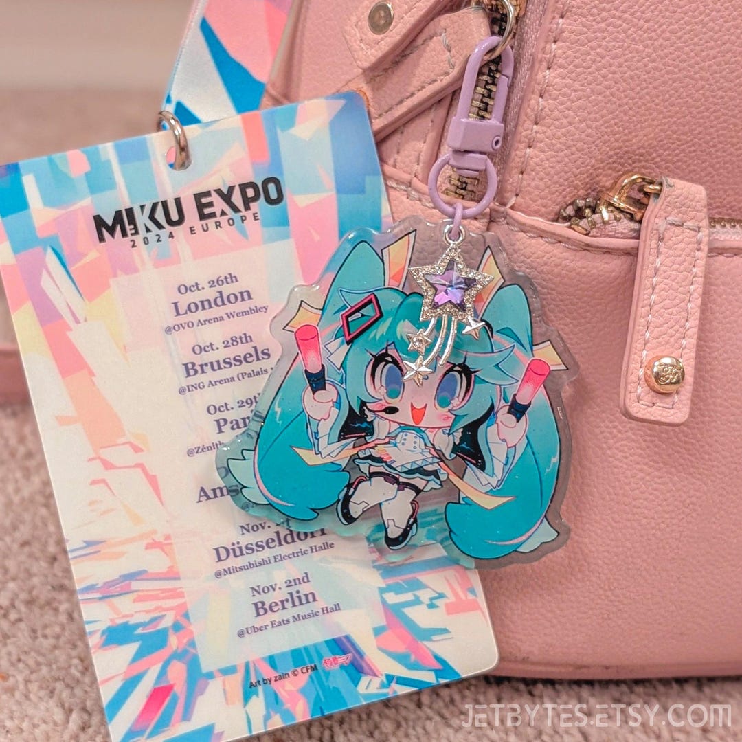 Hatsune Miku Intergalactic Bound Acrylic Keychain Charm, 10th ...