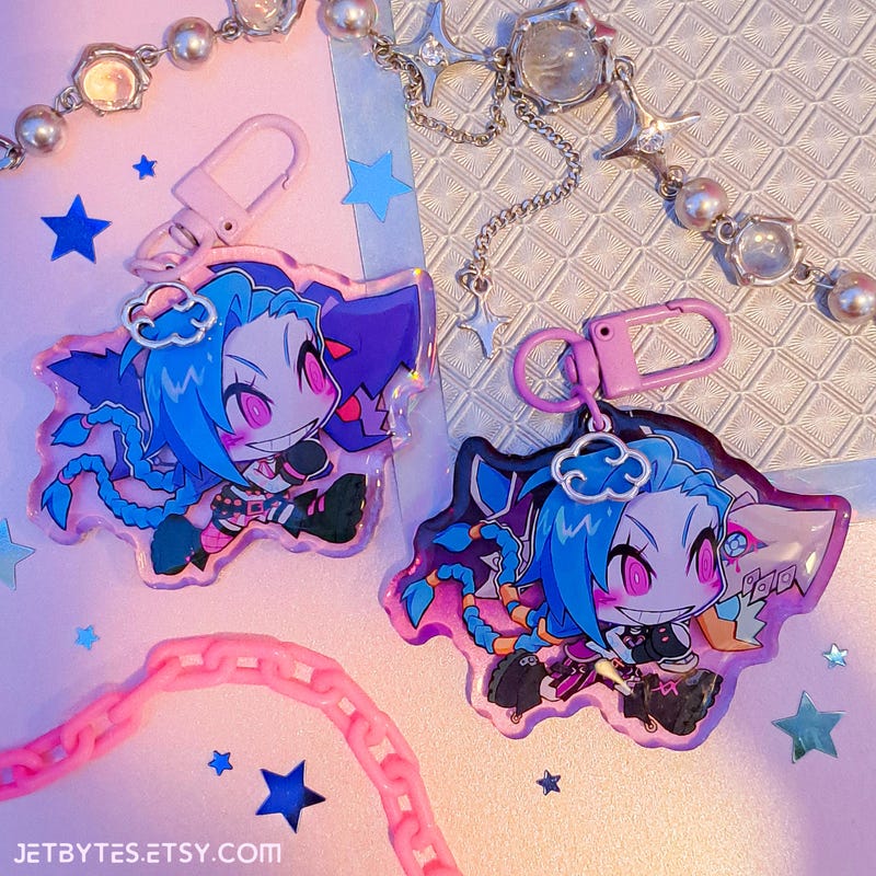 Jinx Acrylic Keychain - Etsy