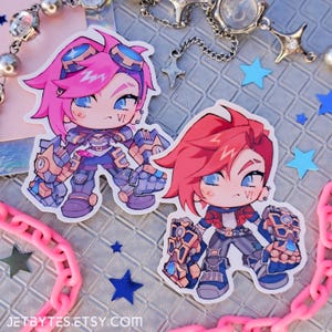 Vi Sticker 2.5 League of Legends, Arcane Chibi - Etsy UK