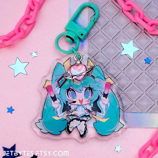 Hatsune Miku Keychain - Etsy