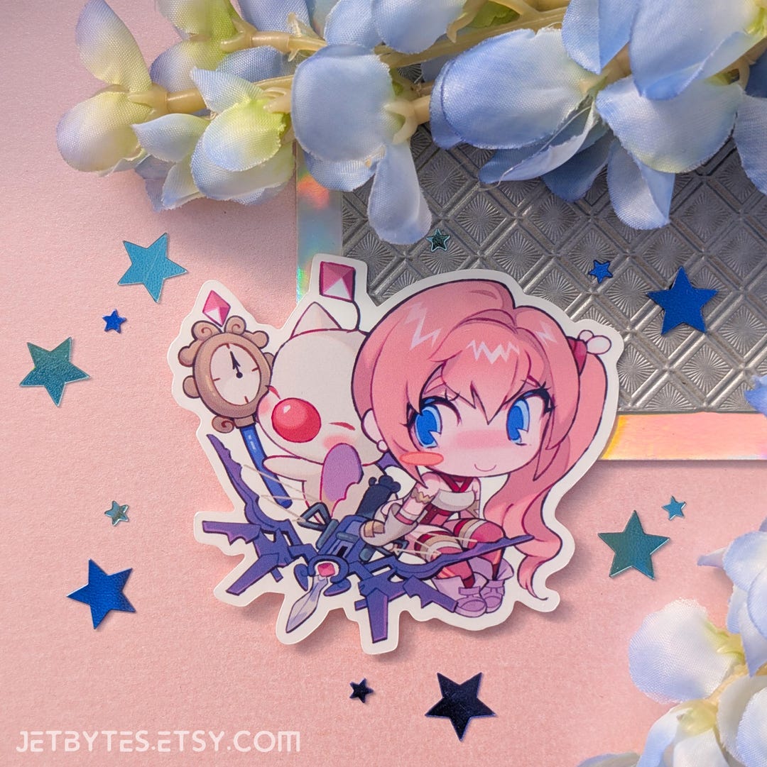 Serah Farron 2.7" Sticker, Moogle Mog, Final Fantasy 13, FFXIII - Etsy